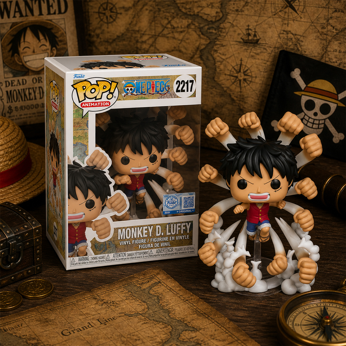 Figurina de colectie Funko POP! Animation – One Piece: Monkey D. Luffy ...